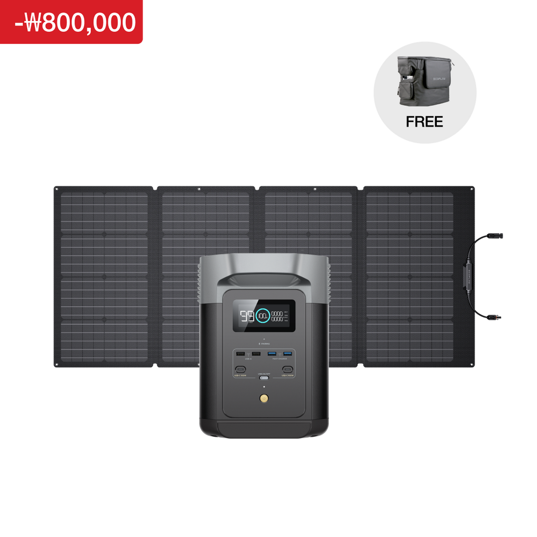 델타2+ 160W 태양광 패널 – EcoFlow Korea